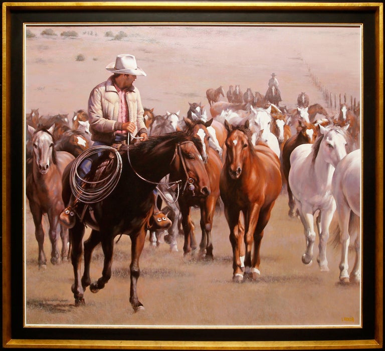 Luigi Rocca - La Roseta Ranch by Italian Painter Luigi Rocca, Painting ...