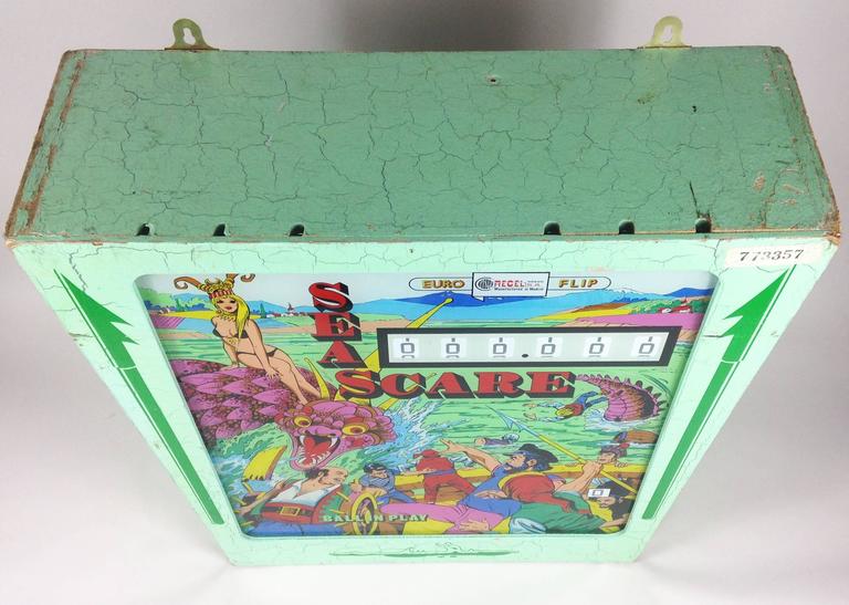 'Sea Scare' Pinball Machine Light Box Wall Feature at 1stDibs