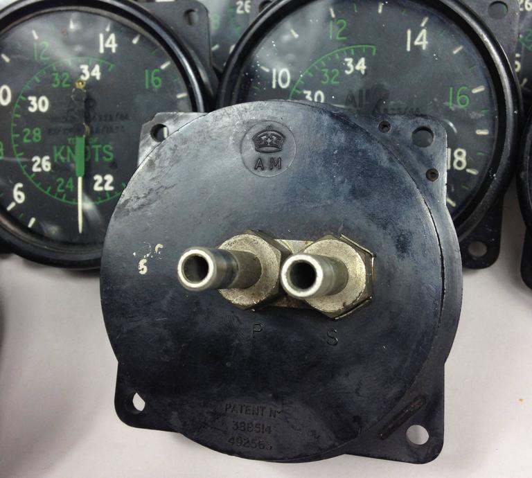 WWII RAF Lancaster Bomber Airspeed Indicators at 1stDibs
