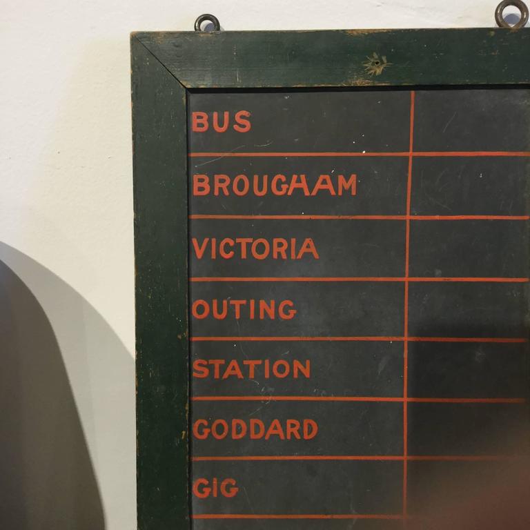 Folk Art Livery Stable Sign For Sale at 1stDibs