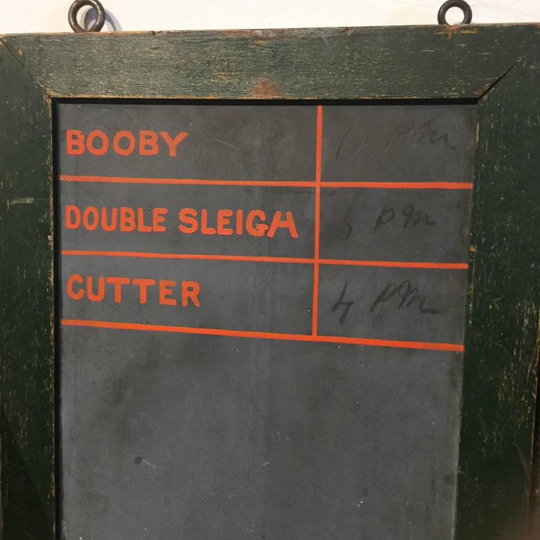 Folk Art Livery Stable Sign For Sale at 1stDibs