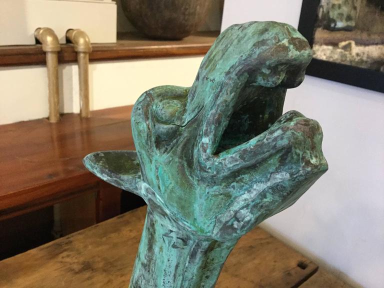 Architectural Gargoyle Copper Verdigris, circa 1890 at 1stDibs