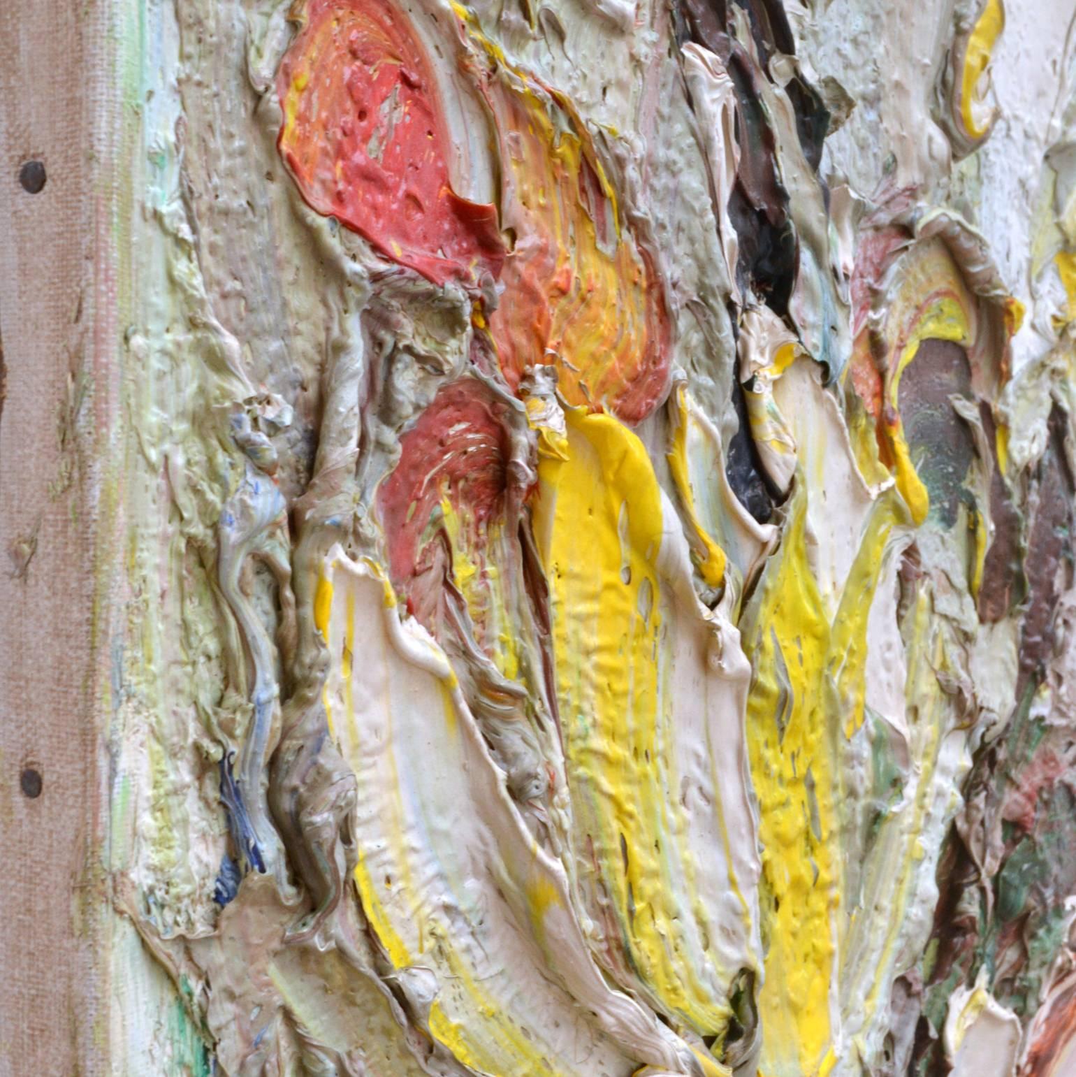 20th Century Dutch Brutalist Still Life Tulip Painting, Number Two at ...