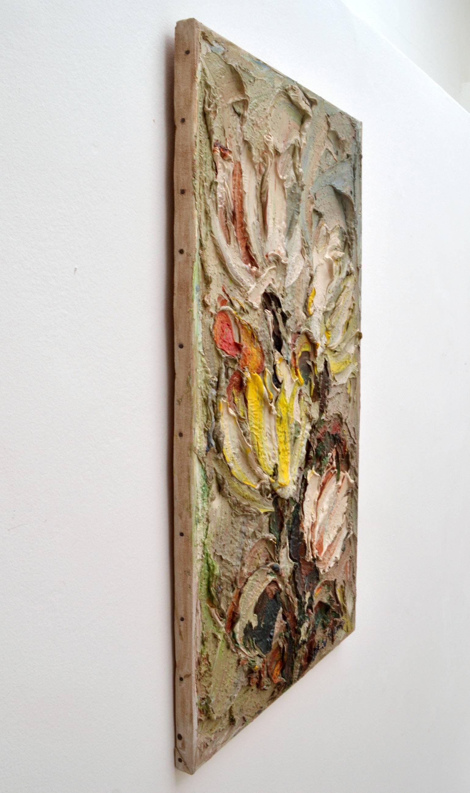 20th Century Dutch Brutalist Still Life Tulip Painting, Number Two at ...