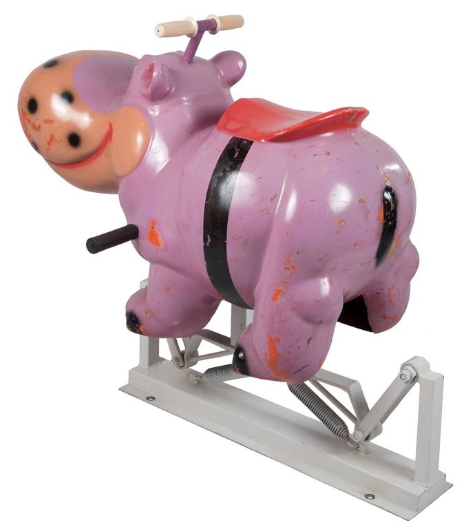 French Carousel Ride of Hippopotamus Form Seat at 1stDibs ...