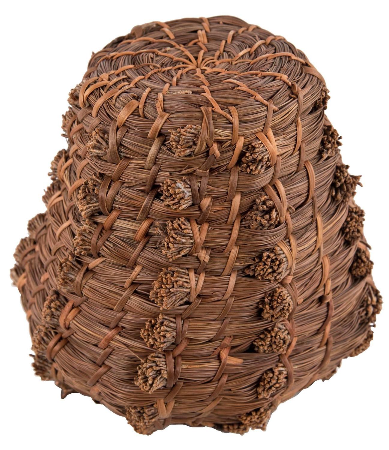 Pagago Coiled Pine Needle Basket For Sale at 1stdibs