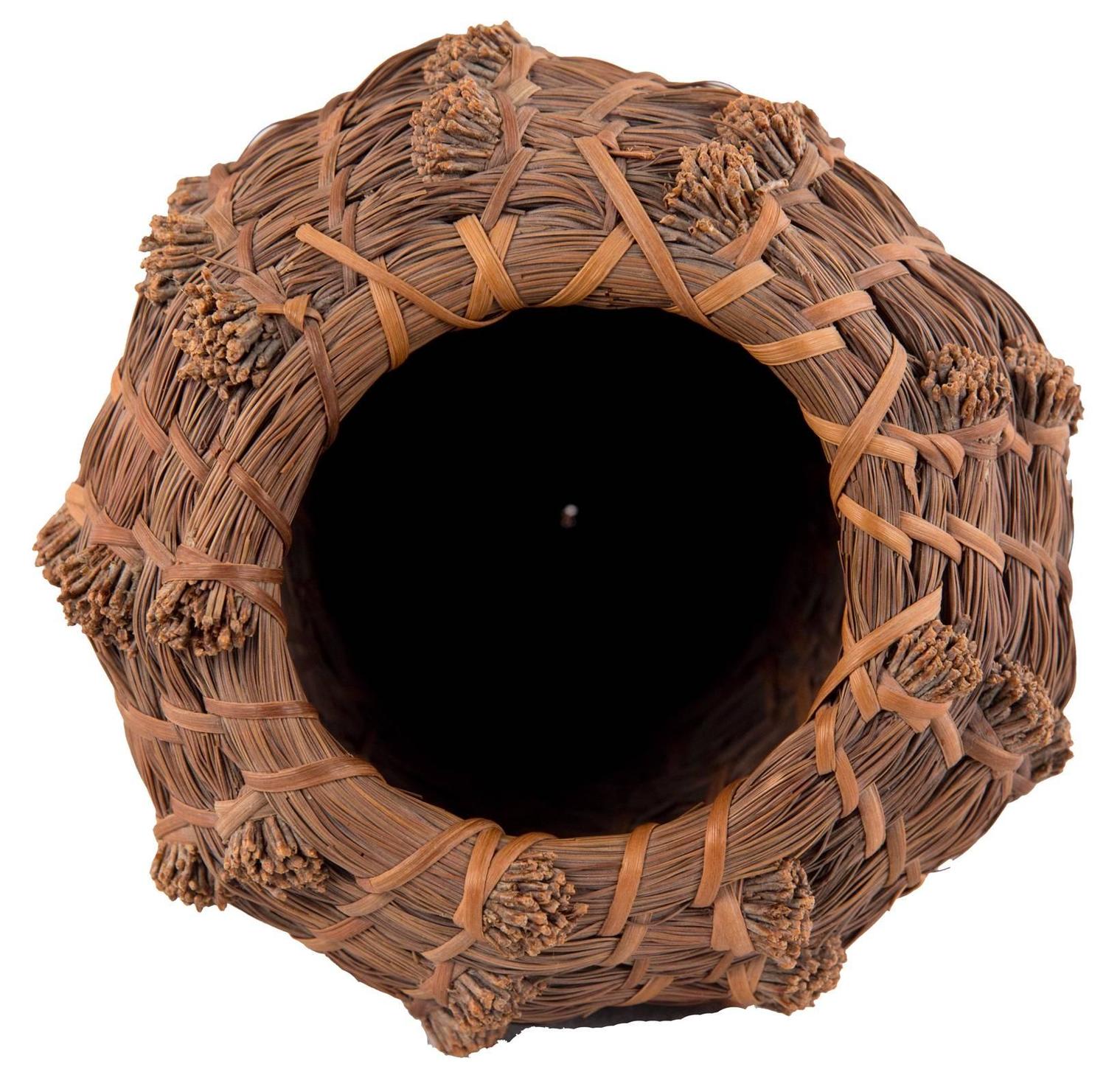 Pagago Coiled Pine Needle Basket For Sale at 1stdibs