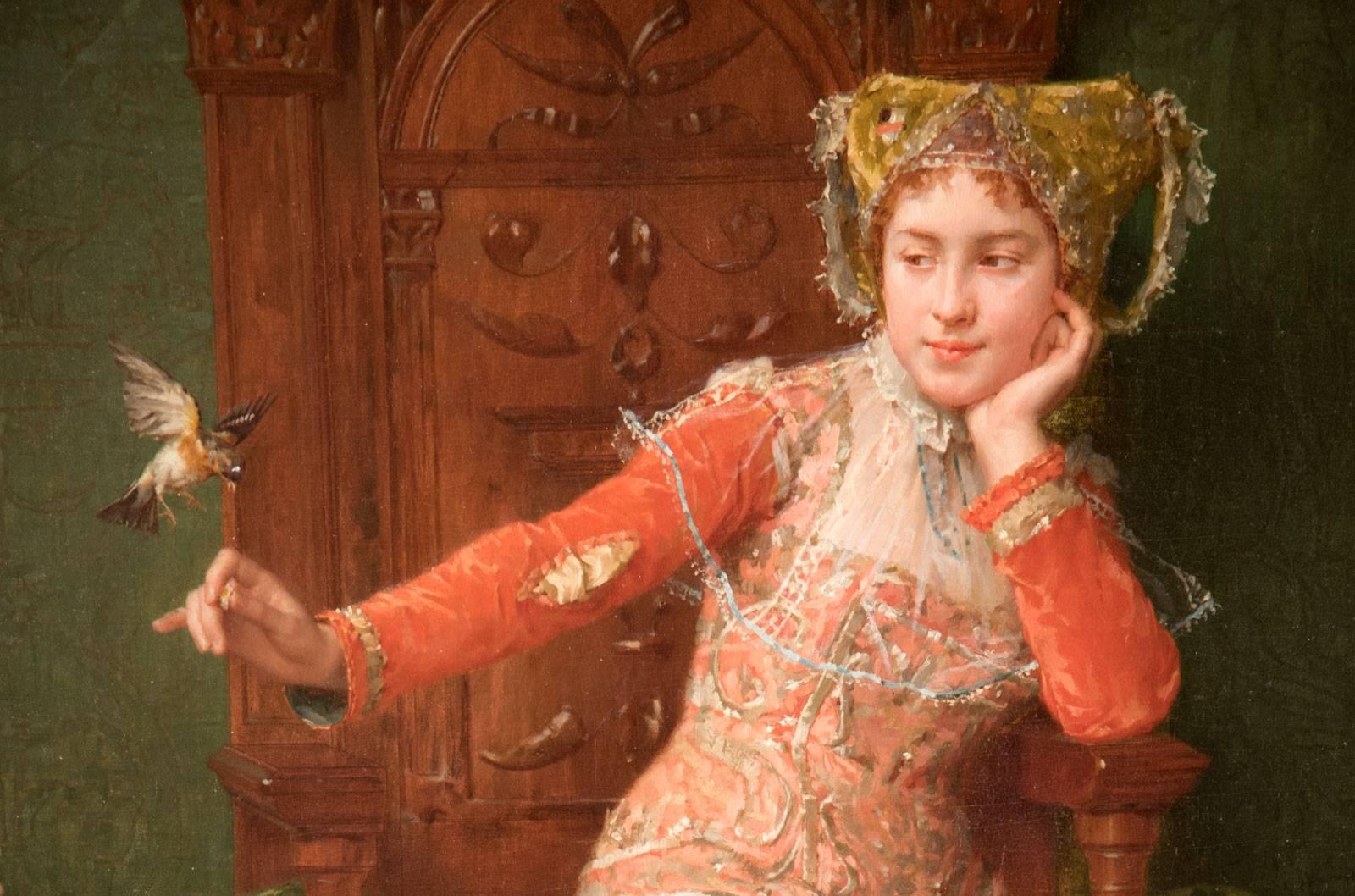 Aussi Libre qu'un Oiseau / Free as a Bird (c. 1880) by Emile Villa at ...