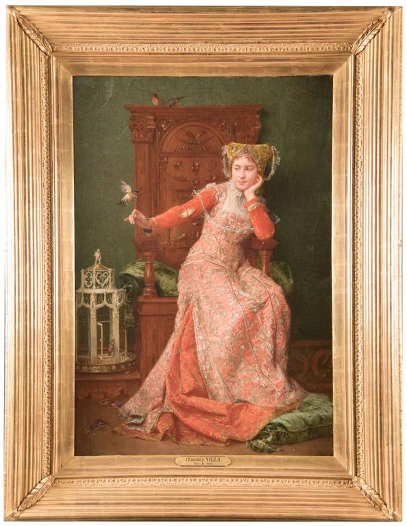 Aussi Libre qu'un Oiseau / Free as a Bird (c. 1880) by Emile Villa at ...