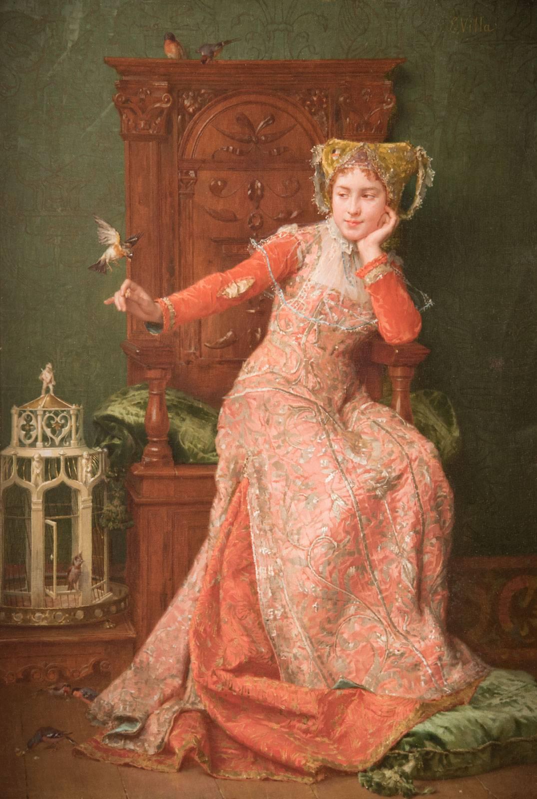Aussi Libre qu'un Oiseau / Free as a Bird (c. 1880) by Emile Villa at ...