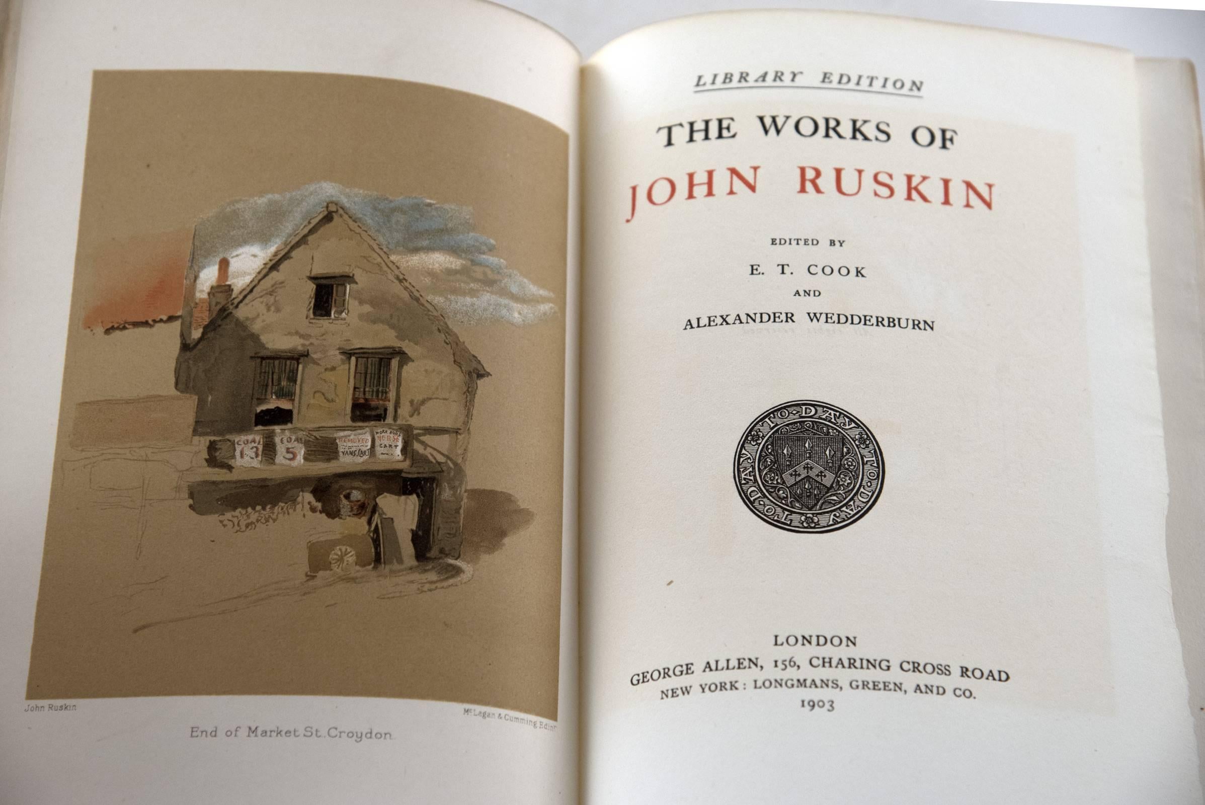 The Complete Works of John Ruskin, Volumes 1-39, Ed. Cook and ...