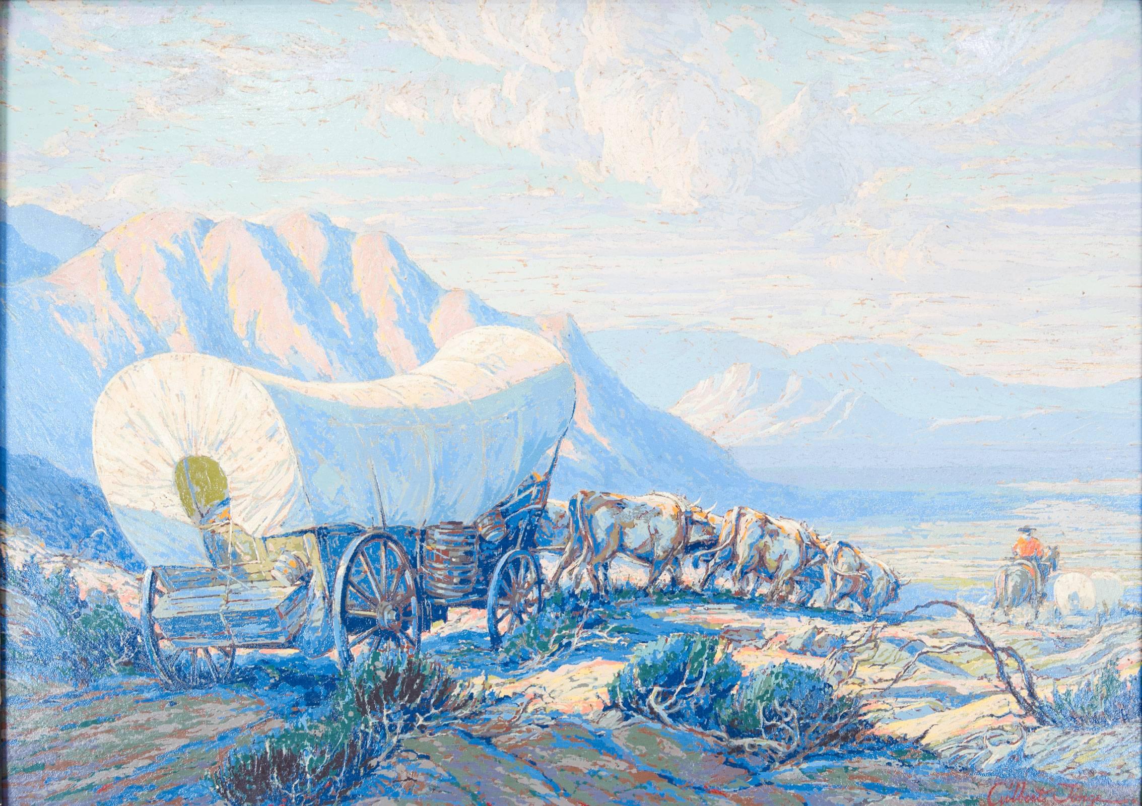 Covered Wagon by Gilbert Tonge at 1stDibs | evariste carpentier