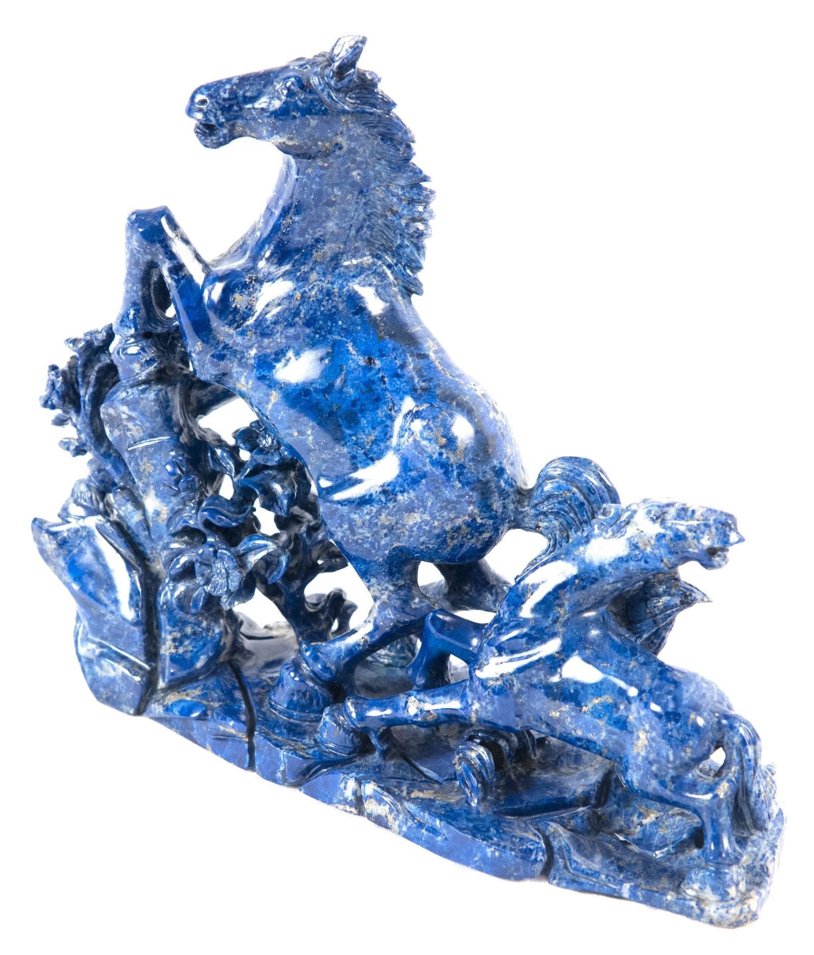 19th Century Blue Marble Horse Sculpture For Sale at 1stDibs | blue ...