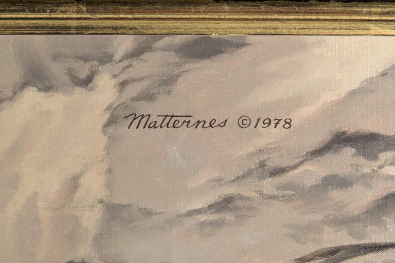 "Golden Eagles in Eyrie" by Jay Matternes For Sale at 1stDibs