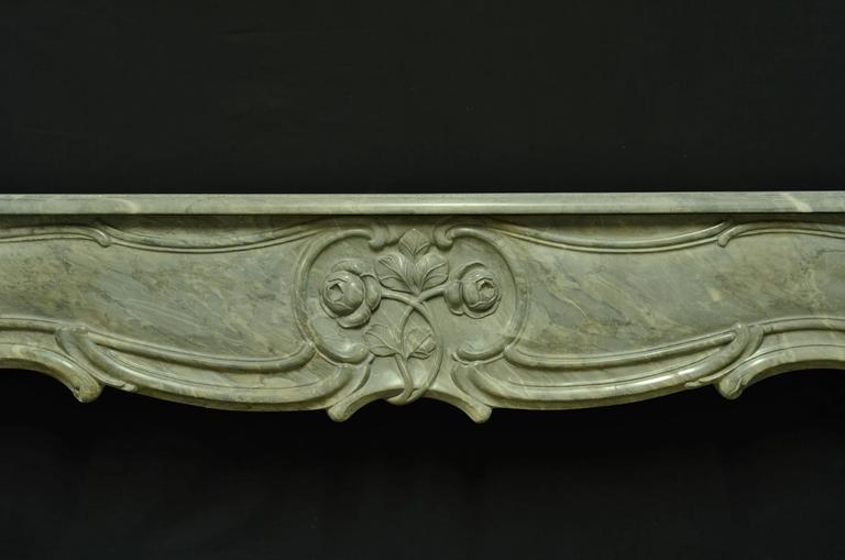 Rare, Elegant 18th Century Dutch Louis XV Fireplace Mantel For Sale at ...