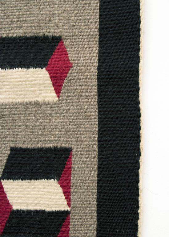 Vintage Navajo Optical/Tumbling Block Rug, circa 1950 at 1stDibs