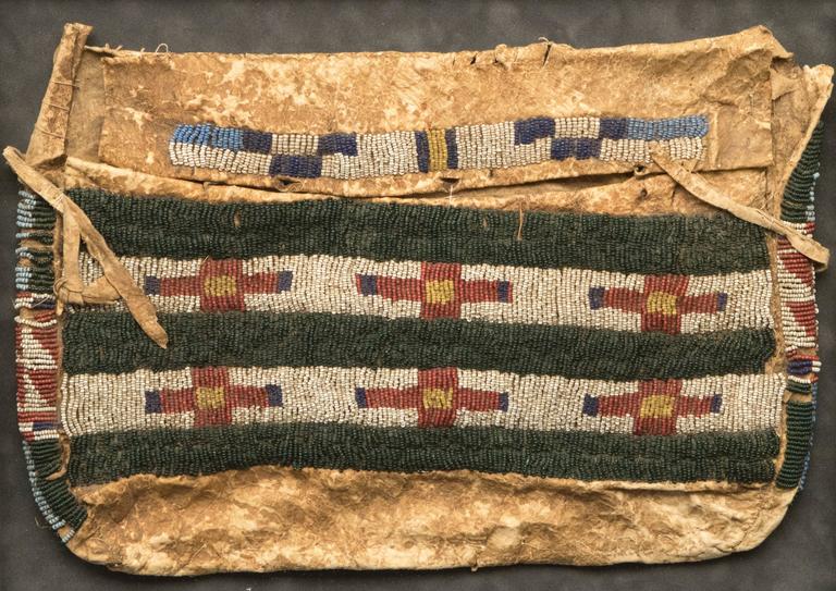 Native American Beaded Possible Bag, Blackfeet 'Plains Indian,' circa ...
