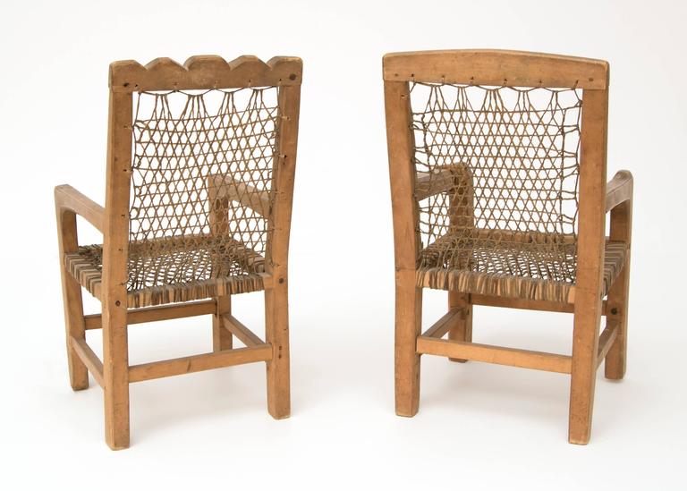 Antique Native American Miniature Chairs, Northwest Coast, circa 1900 ...