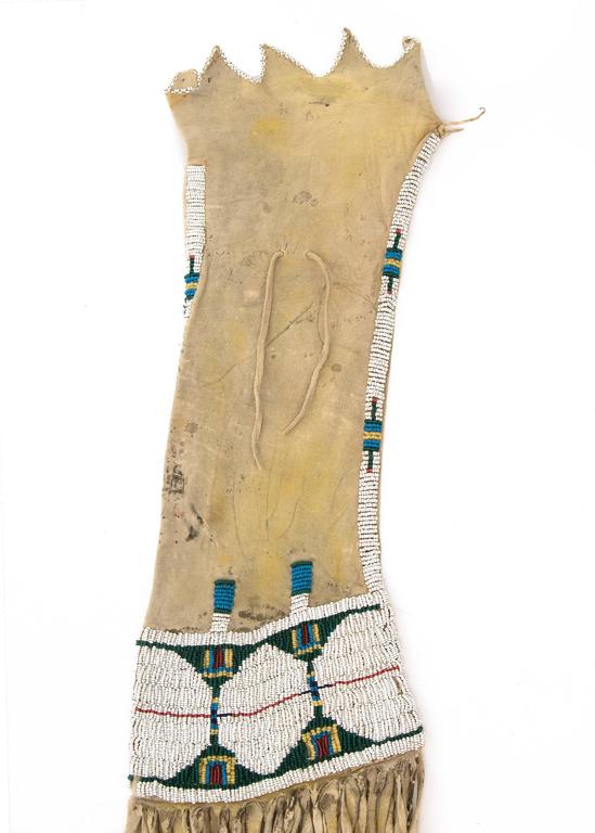 Antique Native American Beaded Pipe Bag, Arapaho, 19th Century at 1stDibs