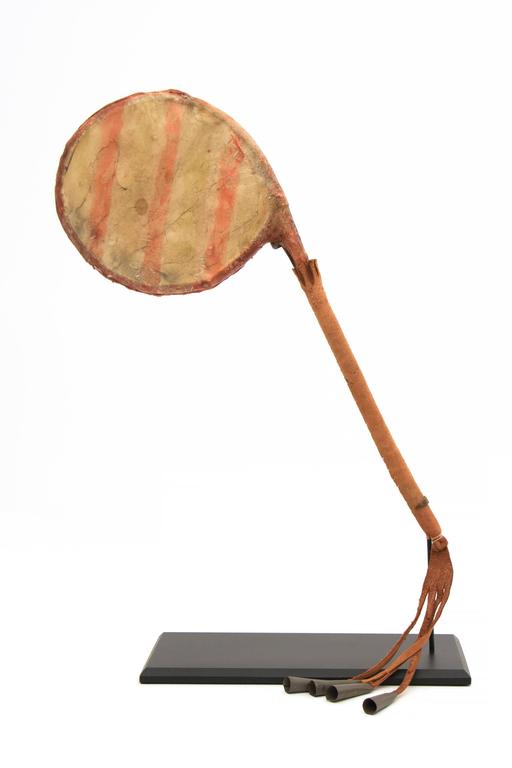 Pair of Antique Native American Rattles, Plains Indian, Early 20th ...