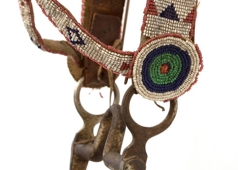 Native American Bridle/Head Stall, Sioux, 20th Century at 1stDibs