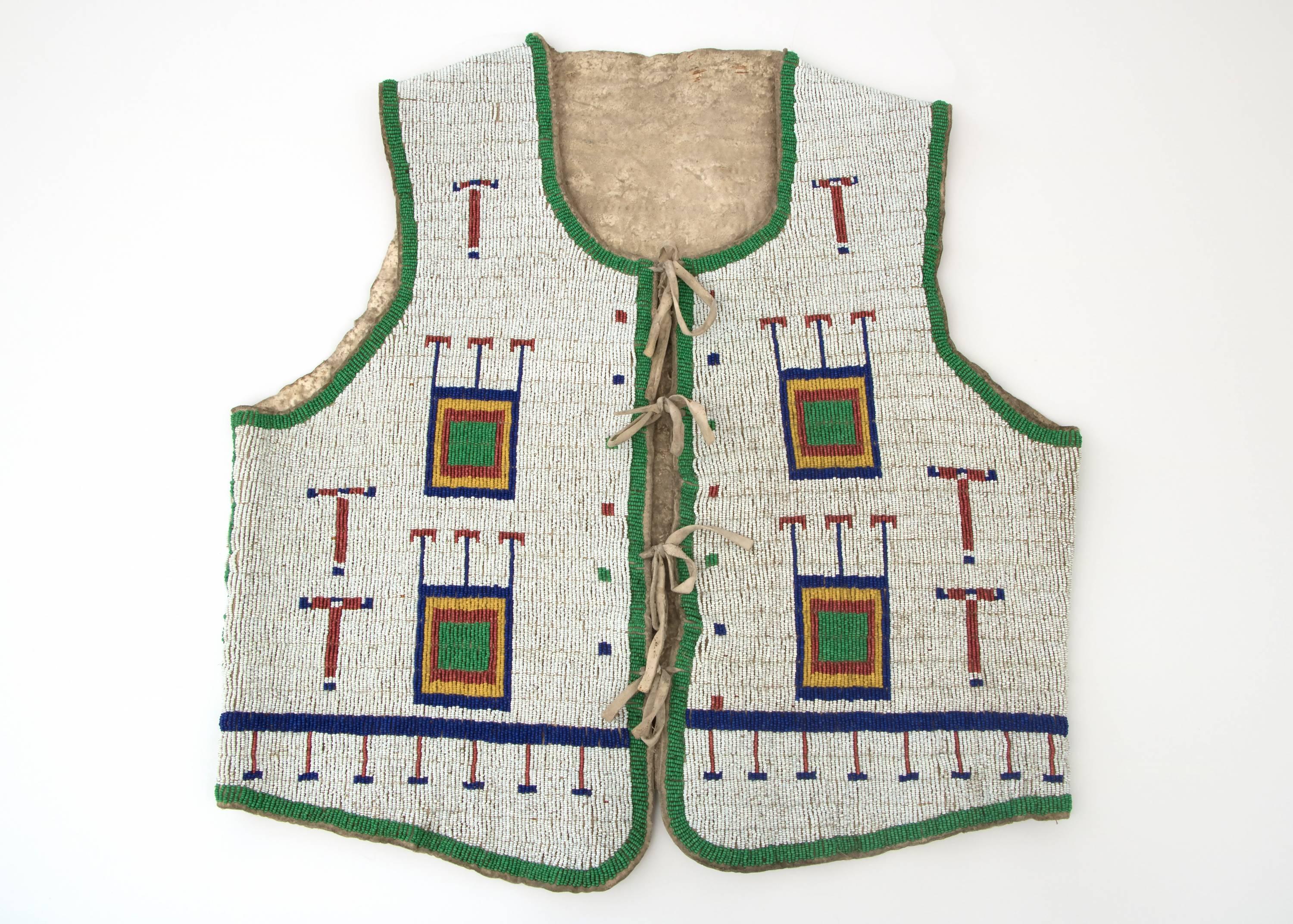 Antique Native American Beaded Vest, Sioux (Plains), 19th Century at ...