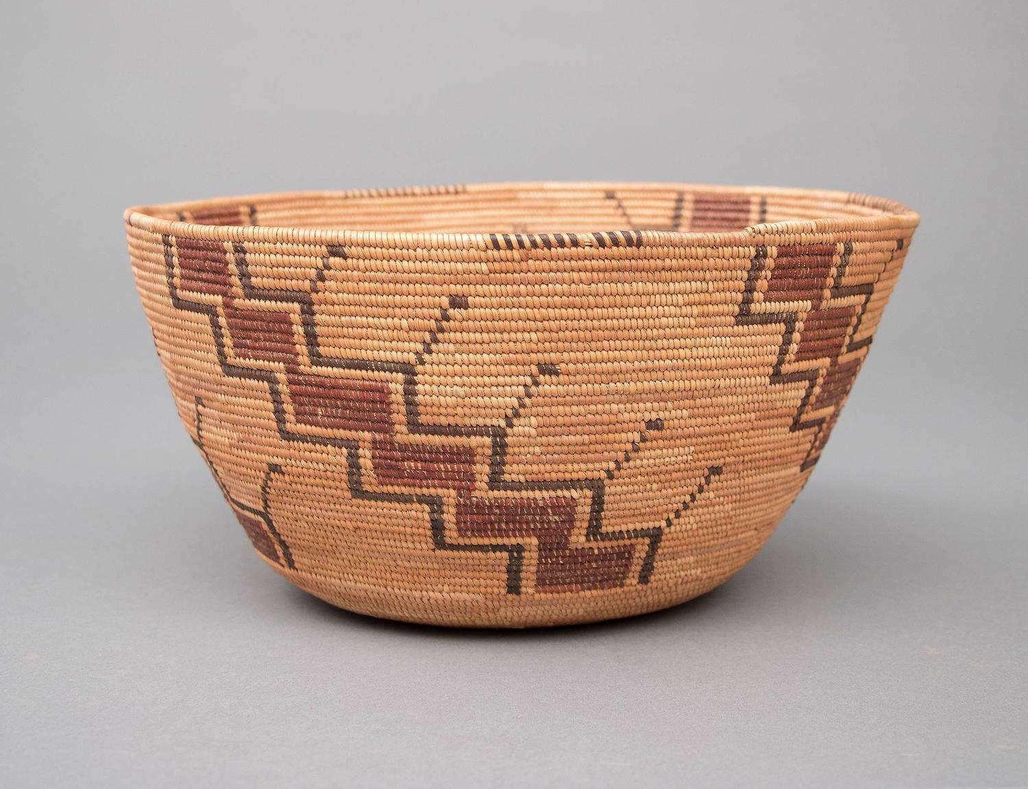 Antique Native American Indian Basket, Yokuts (California), 19th ...