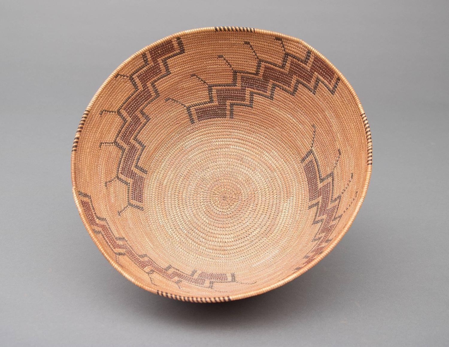 Antique Native American Indian Basket, Yokuts (California), 19th ...