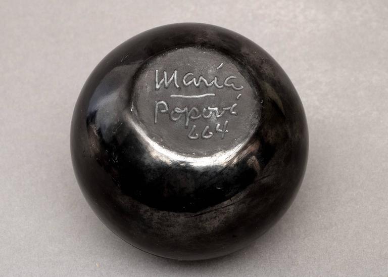 Maria Martinez Southewestern Blackware Pottery Jar, San Ildefonso ...