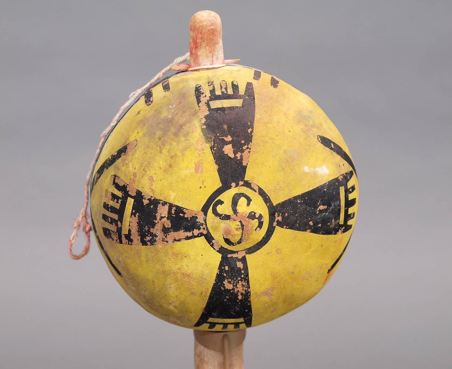 Southwestern Native American Gourd Rattle, Hopi, circa 1900 at 1stdibs