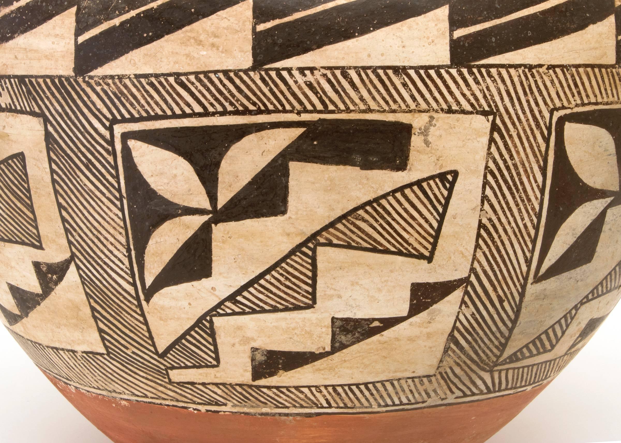 Collection of Three Antique Native American Pottery Jars, 19th and 20th ...