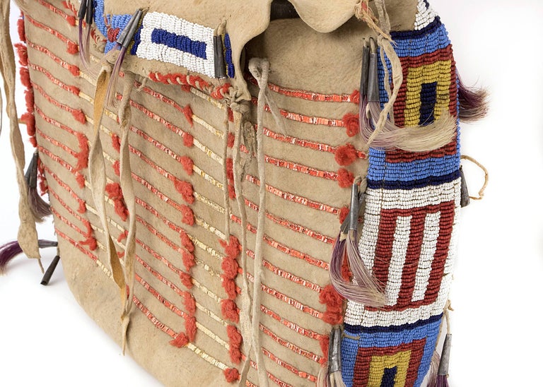 Antique Native American Beaded Possible Bag, Sioux at 1stDibs