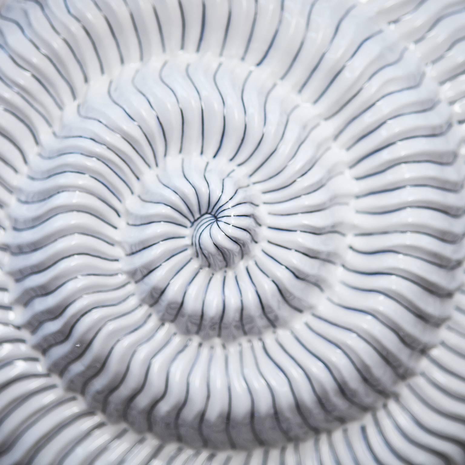 Italian Ammonite Porcelain Table Lamp, Italy, 1970 at 1stDibs ...