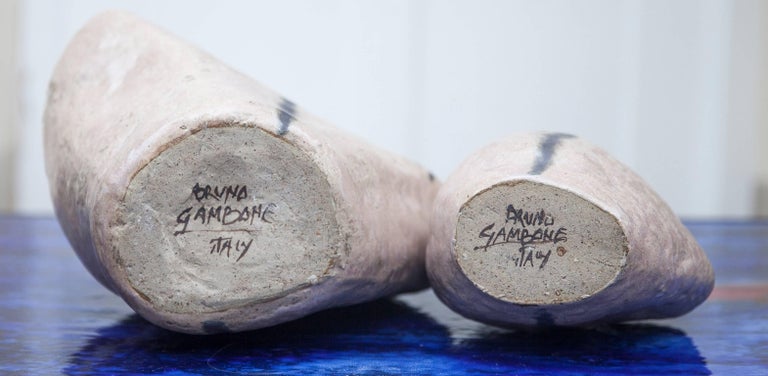 Bruno Gambone Stoneware Sassi Vase, 1984 For Sale at 1stDibs