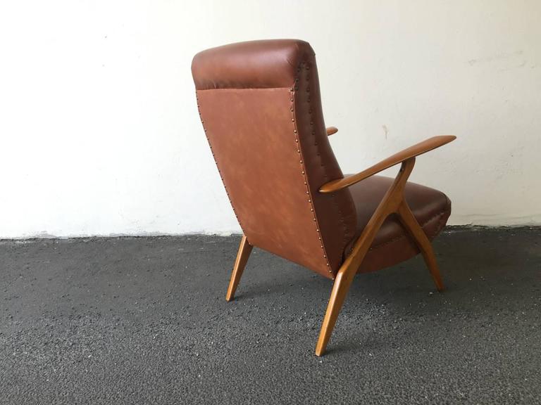 Rare Italian Lounge Chair by Antonio Gorgone For Sale at 1stDibs ...