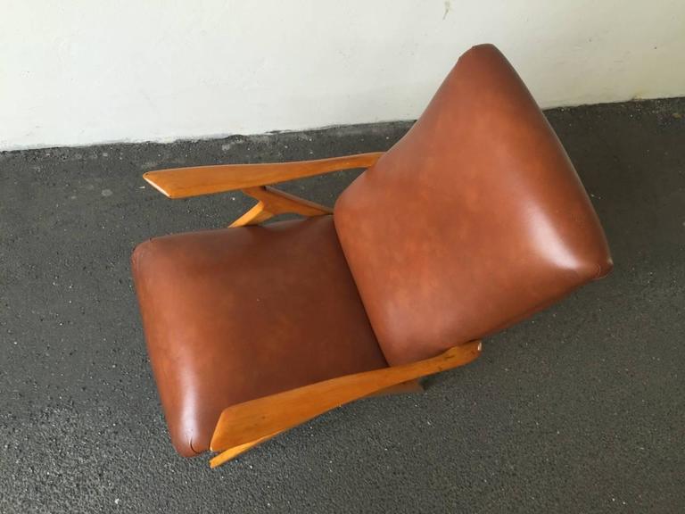 Rare Italian Lounge Chair by Antonio Gorgone For Sale at 1stDibs ...