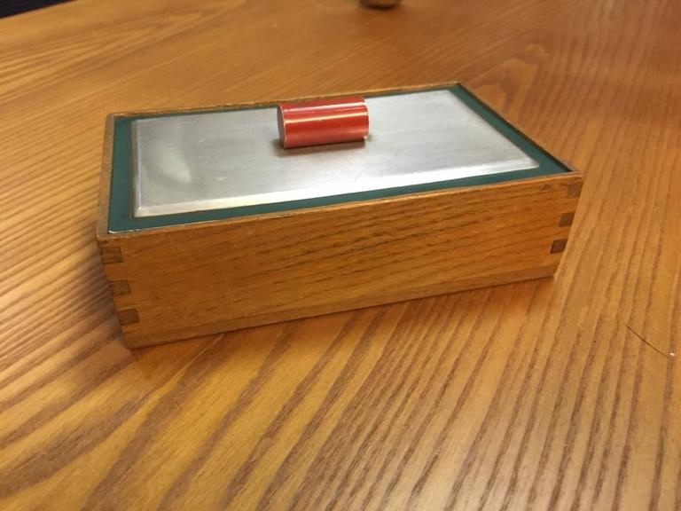 Very Rare Marianne Brandt Bauhaus Wooden Box at 1stDibs | bauhaus boxes ...