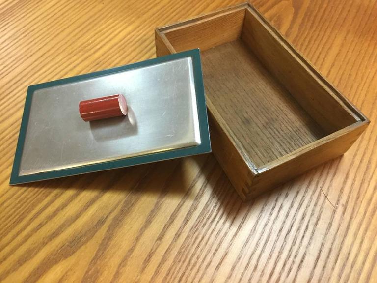 Very Rare Marianne Brandt Bauhaus Wooden Box at 1stDibs | bauhaus boxes ...