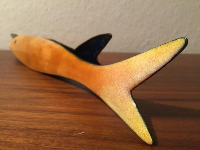 Very Rare Pesce Artpiece by Gio Ponti for De Poli Enamel at 1stDibs