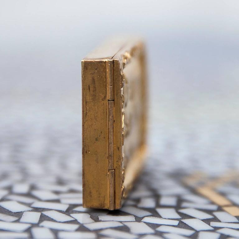 Line Vautrin Gilt Bronze Box Signed at 1stDibs