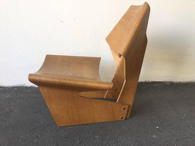 Ultra Rare Laminated Chair by Grete Jalk at 1stDibs | laminated chairs