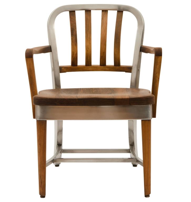 Shaw Walker Maple and Aluminum Model 8320-Ws Office Chair, circa 1940 ...