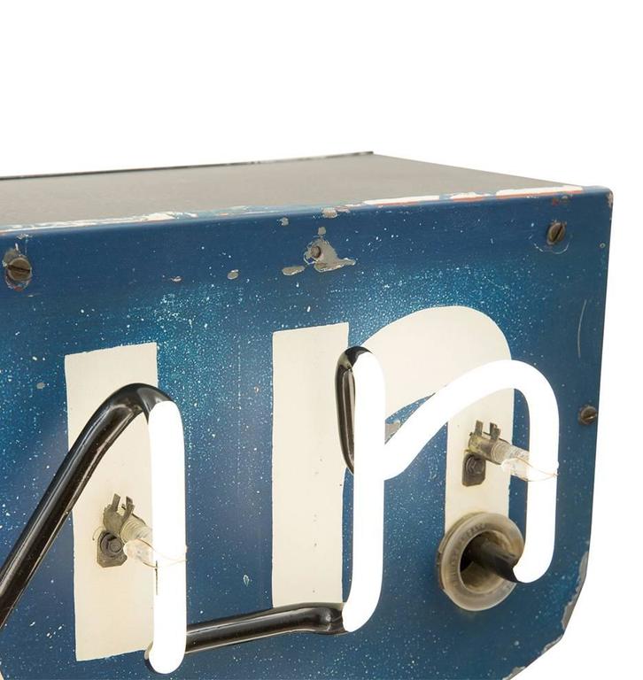 Fountain Sundries Neon Sign, circa 1940s For Sale at 1stDibs