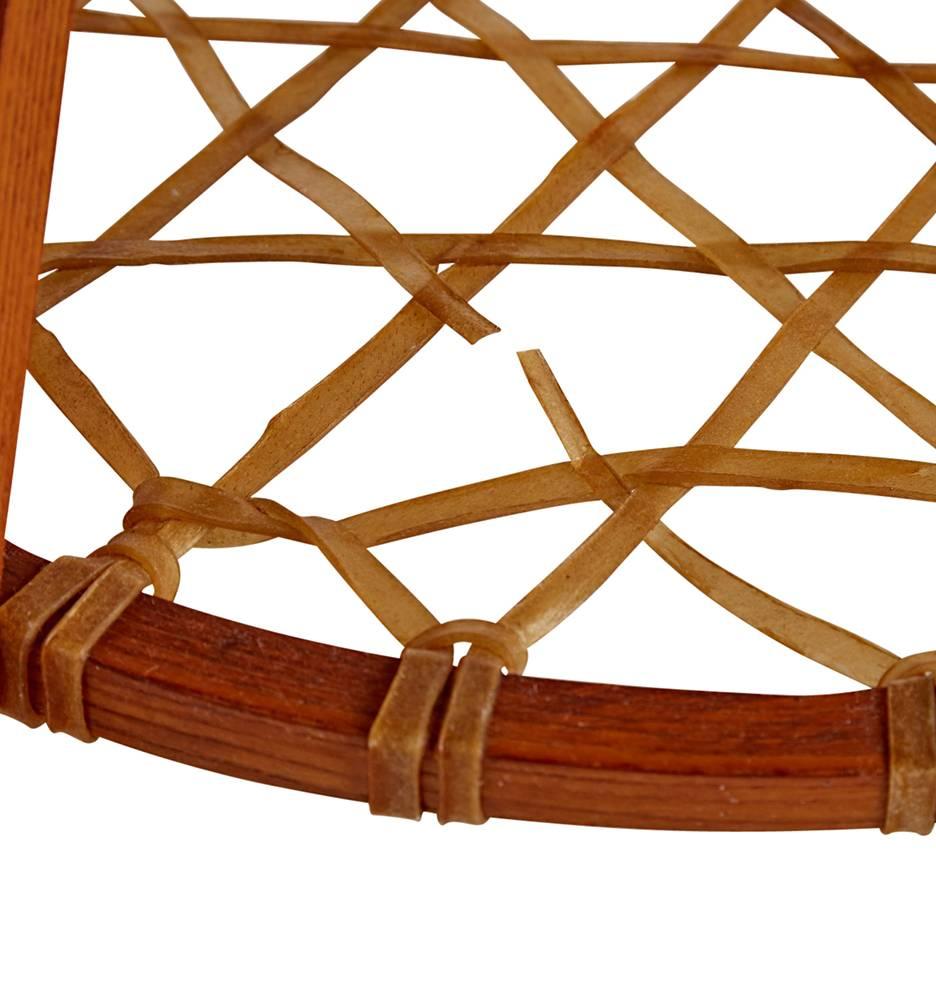 Snocraft Snow Shoe Round Coffee Table, circa 1930s at 1stDibs