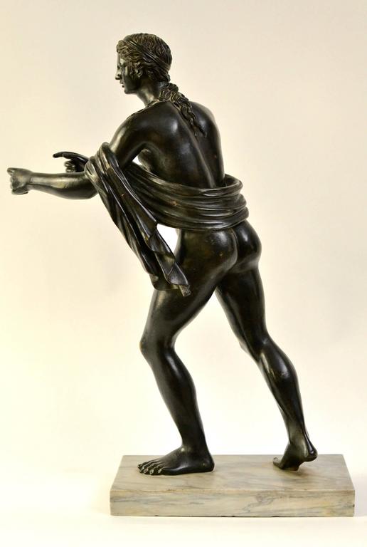 Late 18th or Early 19th Century Grand Tour Bronze Sculpture of Apollo ...