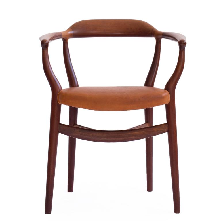 Finn Juhl NV 44 Armchair in Cuban Mahogany for Niels Vodder at 1stDibs