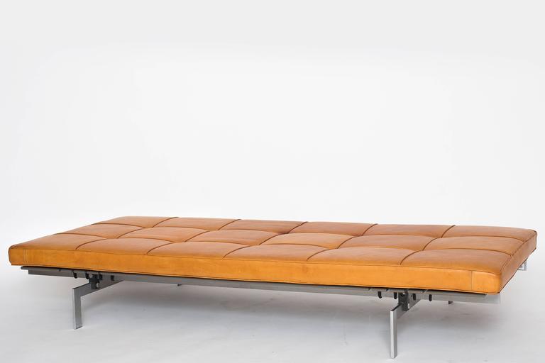Daybed in cognac leather at 1stDibs