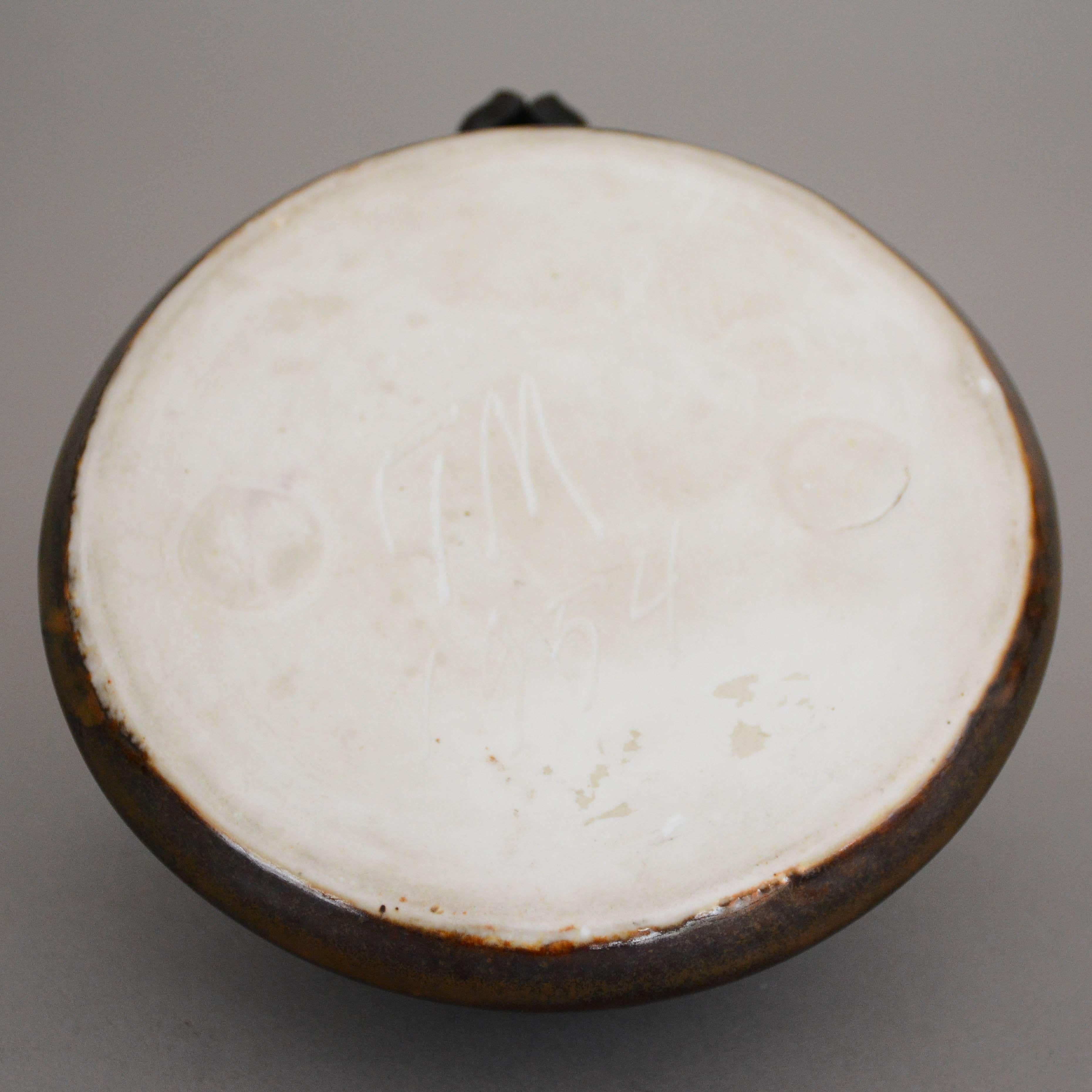 Toini Muona for Arabia High Gloss Glazed Stoneware Vase, 1950-1960s at ...