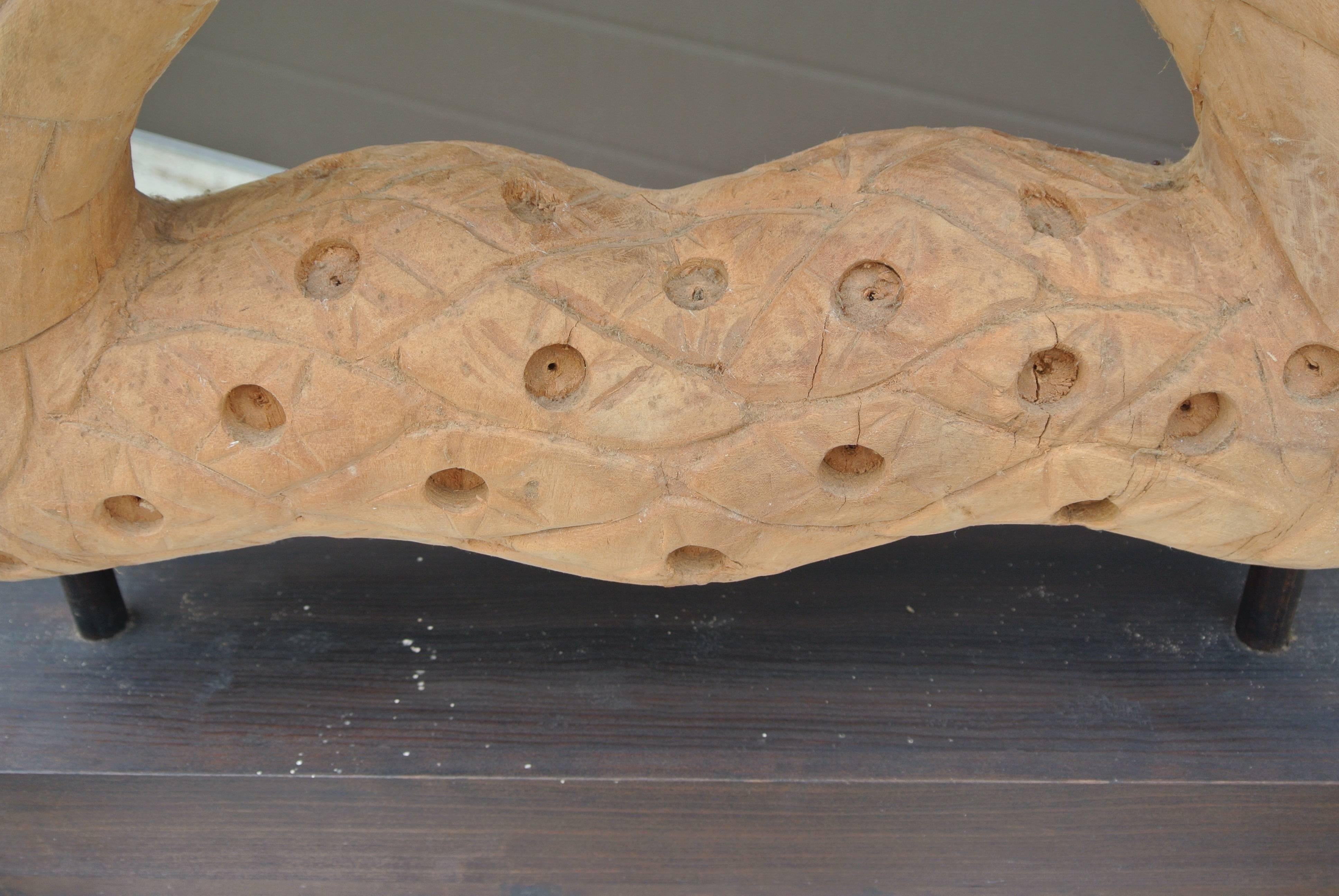 Carved Wood Snake Sculpture at 1stDibs | wooden snake sculpture