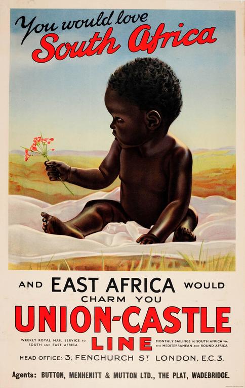 Original 1930s Union Castle Line Cruise Ship Poster: South Africa and ...